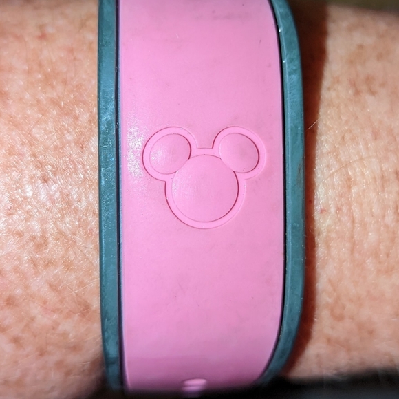 Disney | Wearables | Pink Disney Magic Bandinscribedcollectible ...